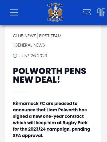 Polworth - Page 2 - Killie Kickback - KillieFC.com