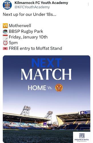 U18s v. Hibs (H) - Page 2 - Killie Kickback - KillieFC.com